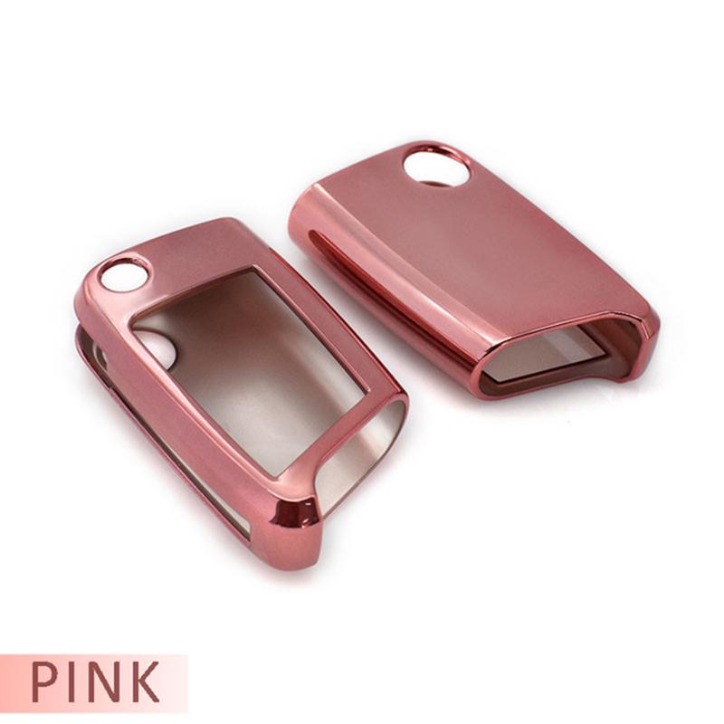 Buy 1pcs TPU Car Key Cover 6 Color Auto Key Cover Car Styling Soft TPU ...
