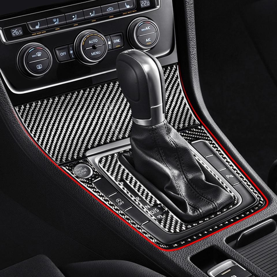 Buy For Volkswagen For Golf Carbon Fiber Gear Decorative Stickers Decor ...