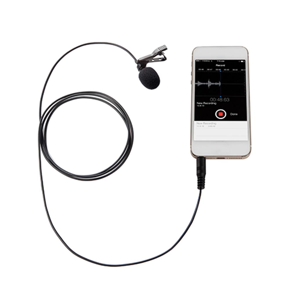 Microphones externes Microphone Lapel Lavalier Omnidirectional ...
