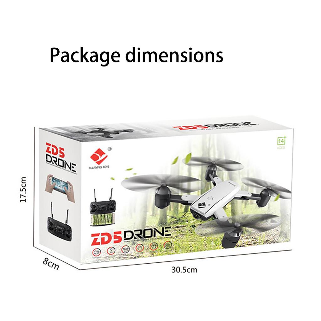 Buy ZD5-G 2.4Ghz 4CH 1080P 5MP WIFI Optical Flow Dual Camera Quadcopter ...