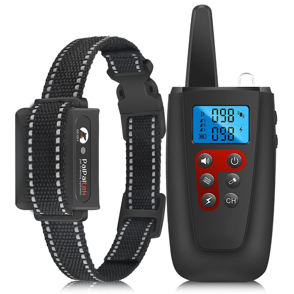 Buy ICOCO Electric Shock Collar Remote Control Pet Rechargeable Trainer ...