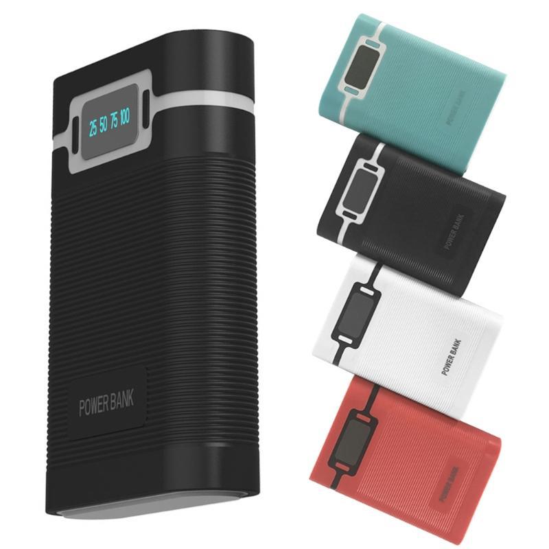 Buy Anti-Reverse Portable Power Bank Box 4x 18650 DIY Display Battery ...