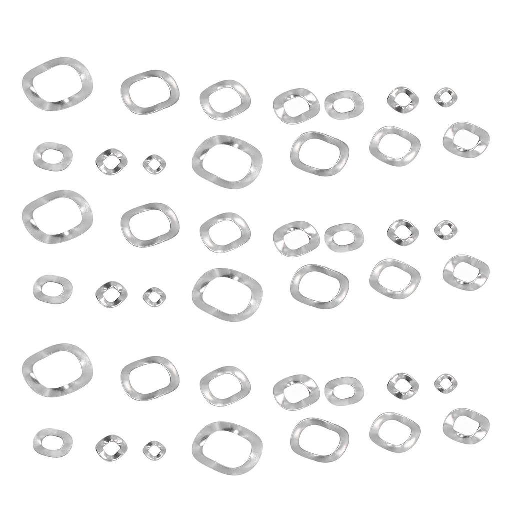 100Pcs Wave Washer Assortment Kit Crinkle Wavey Washers A2 Stainless ...