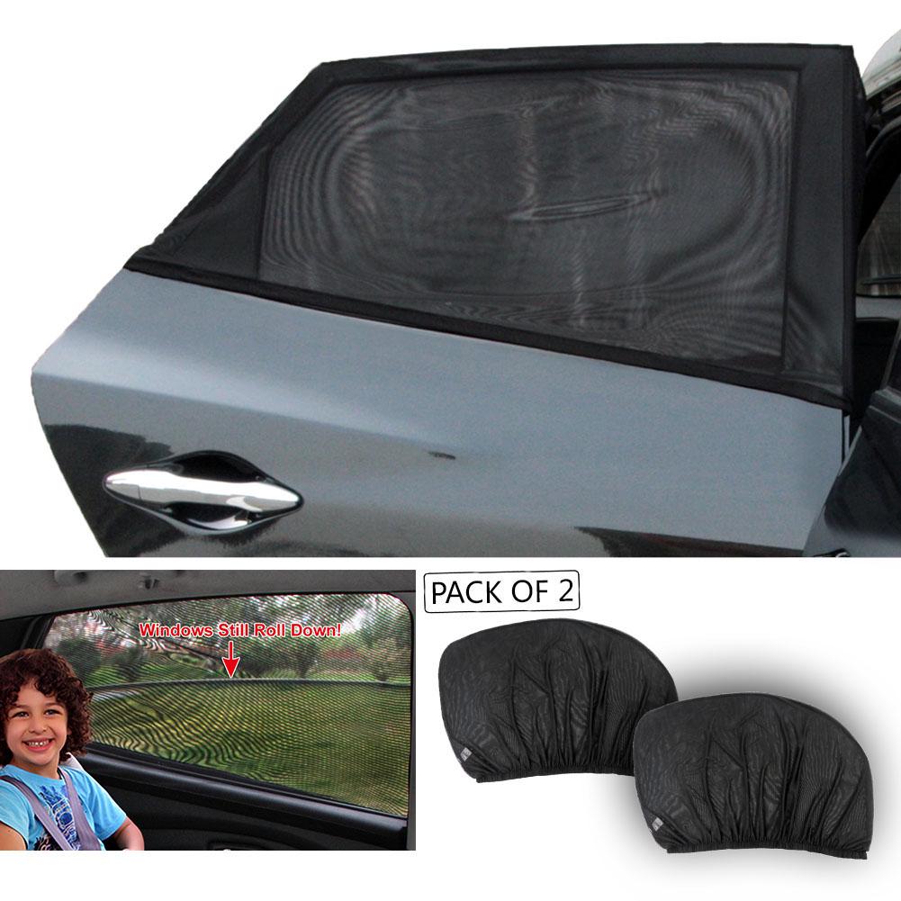 Buy 2 X Car Rear Side Window Sun Visor Shade Mesh Cover Shield Sunshade ...