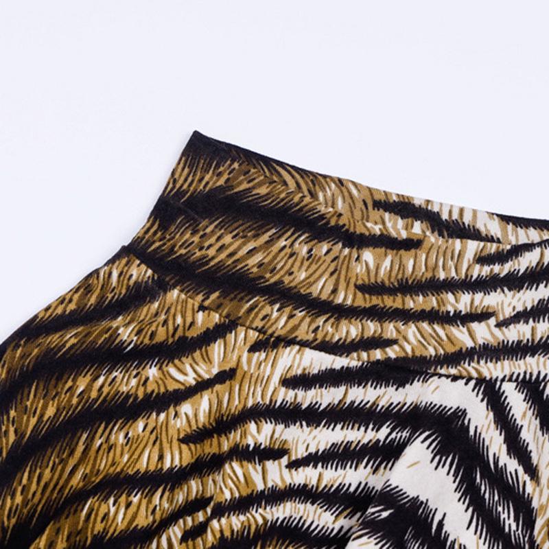 Buy Autumn and Winter New Tiger Stripes High Collar Long Sleeve ...
