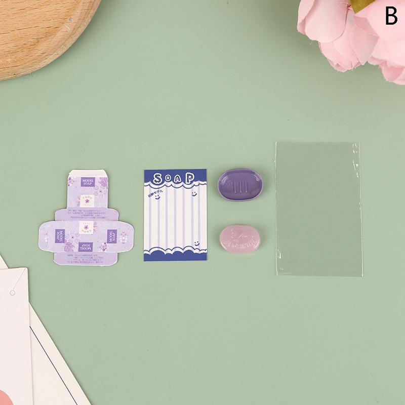 Satın alın 1/12 Dollhouse Mini Soap Model Dollhouse Diy Soap Box Pack ...