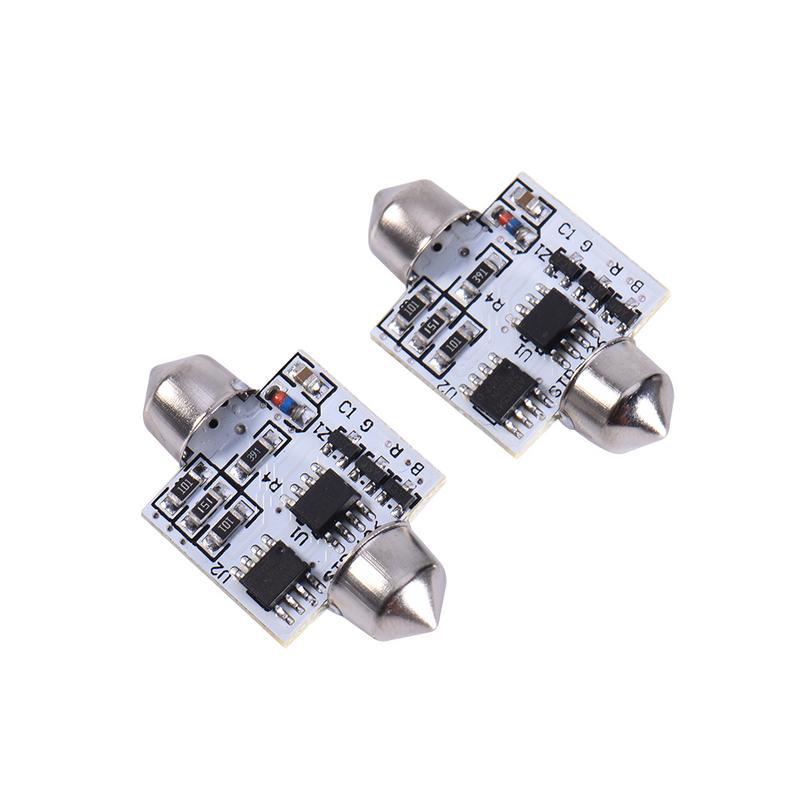 Buy Colorful RGB LED Double Pointed Lamps 41MM 5050 6SMD Wireless ...