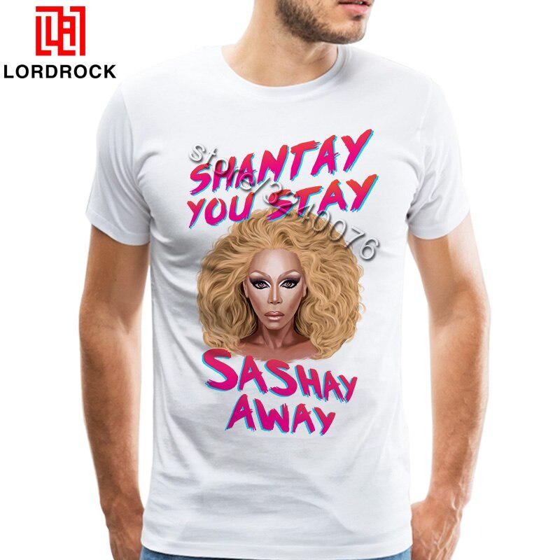 Buy Funny Fashion Brand Rupaul Shirt Men Tees XXXL Crew Neck Rupaul S ...