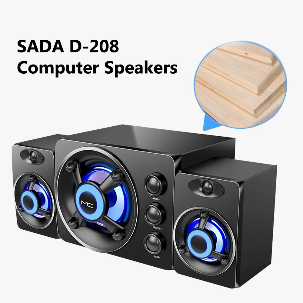Buy SADA D208 3 in 1 Home Speaker Set Super Bass Subwoofer with ...