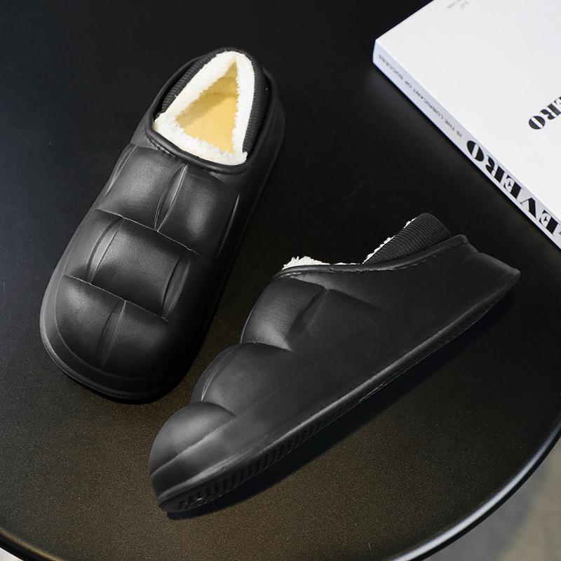 Cheap Waterproof Cotton Slippers Men's Autumn and Winter Anti -slide ...