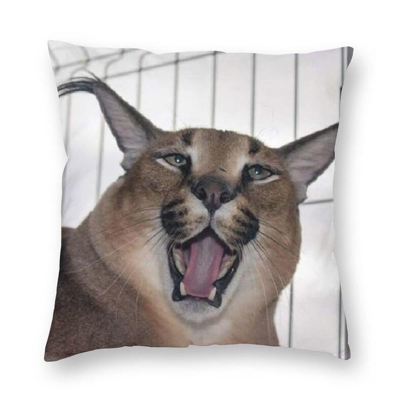 Satın alın Big Floppa Cat Meme Cushion Cover 40x40cm Polyester Caracal ...