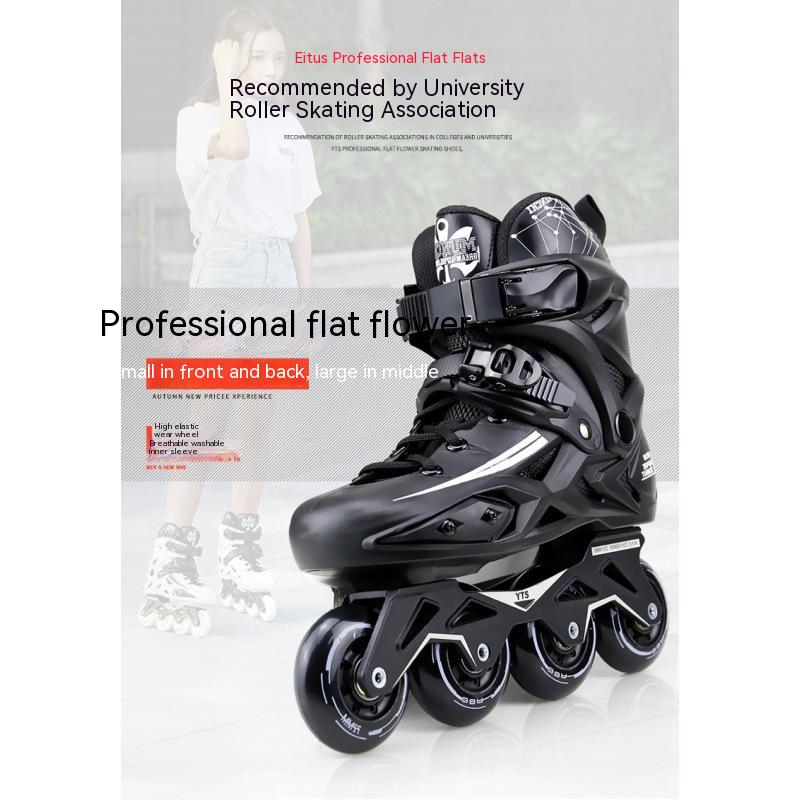 Roller Skates Adult Roller Skates Men And Women Inline Wheel Flat ...