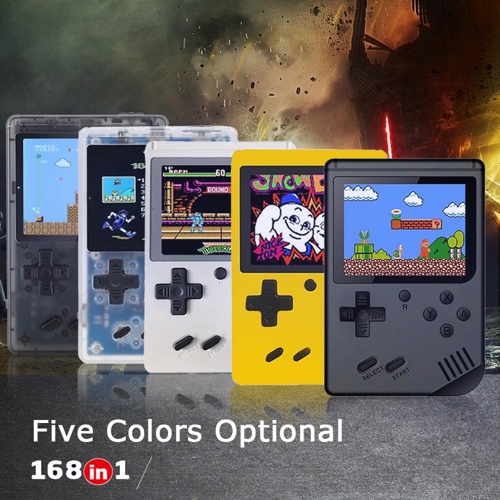 Handheld Game Console 3 Inch w/ 168 Games Retro Game Player Birthday ...