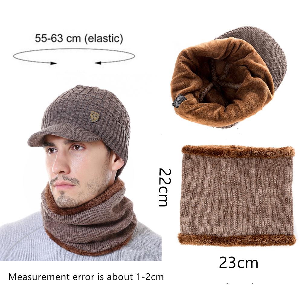 Buy Men Warm Winter Hat High Quality Winter Hats For Men Outdoor Wool ...