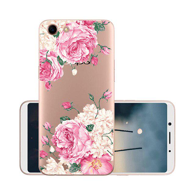 For Oppo F5 F7 A83 Realme 1 Phone Case Clear Transparent Soft Cover For ...