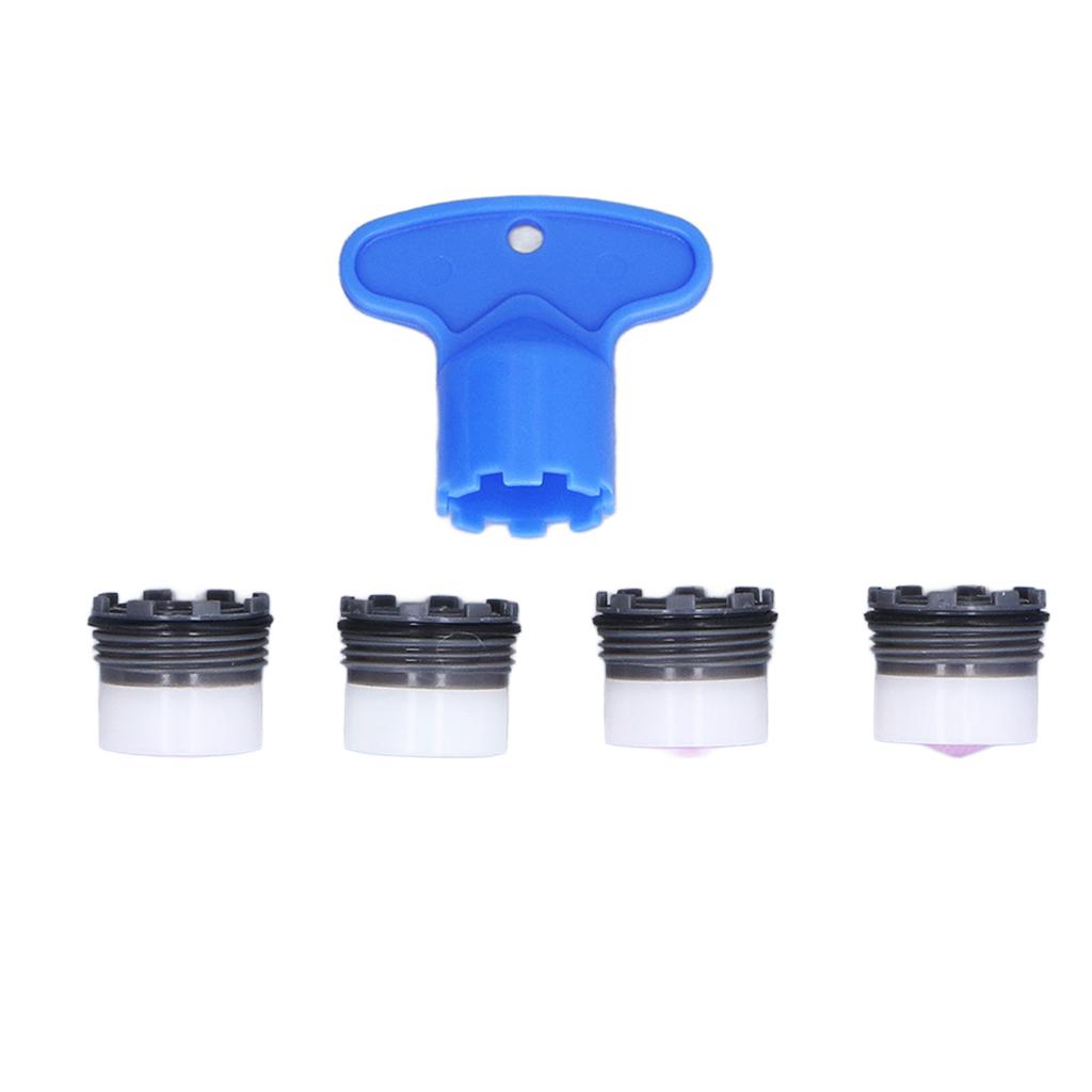 4 Pieces M16.5mm Sink Faucet Aerator 1.2GPM Flow Restrictor Bubble Tap ...