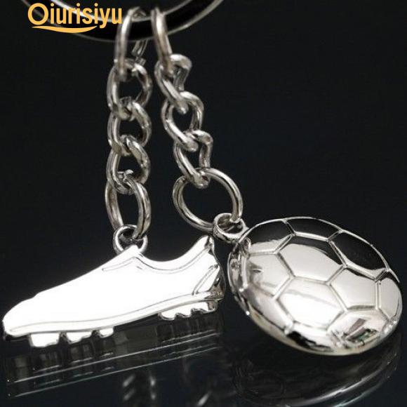Metal Key Ring Keychain Cool Sports Football Soccer Shoe Keyring uygun ...
