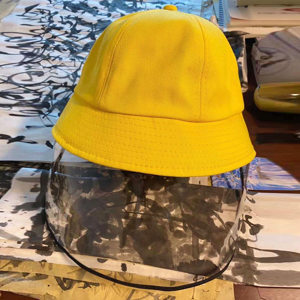 Children Protective Hat Anti -Spitting Fisherman With Transparent Mask ...