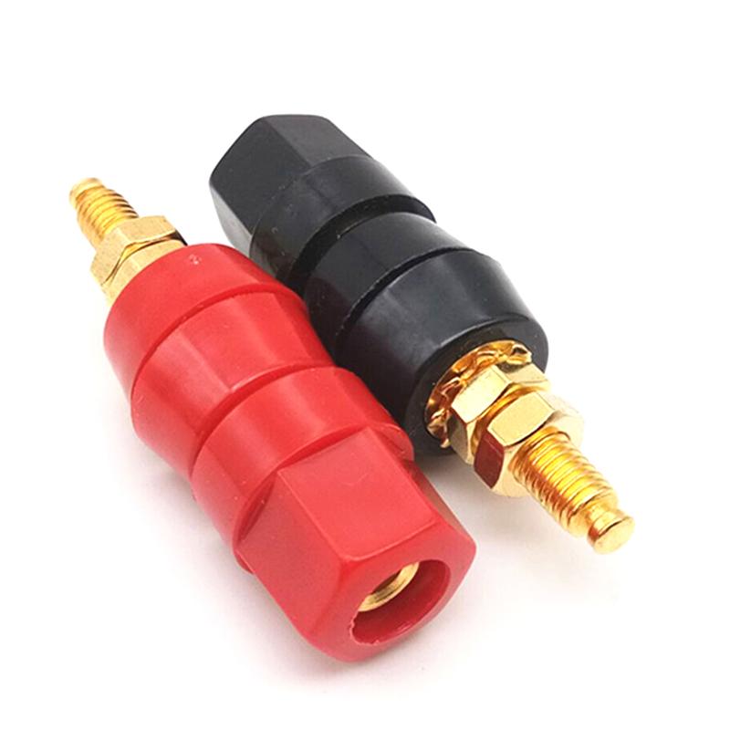 Buy 2Pcs Electrical Amplifier Speaker Terminal Banana Plug Jack Binding ...