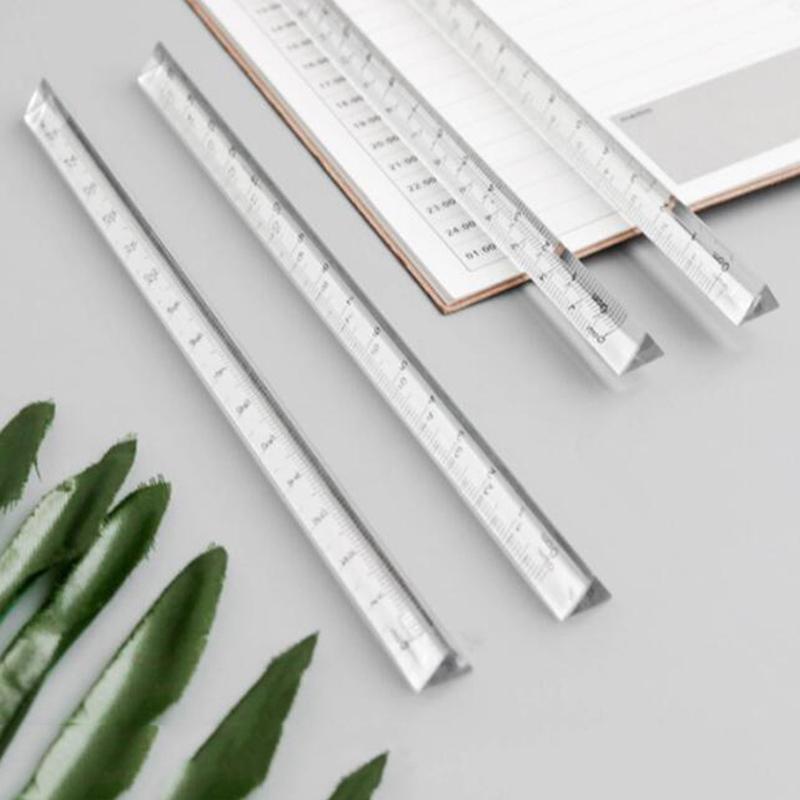 Buy 15Cm Transparent Straight Ruler Students Stationery Simple ...