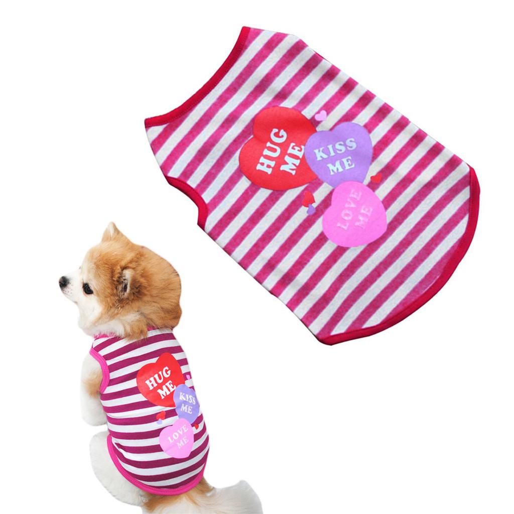 (linglong)2015 Pet Puppy Summer Shirt Small Dog Cat Pet Clothes Stripe ...