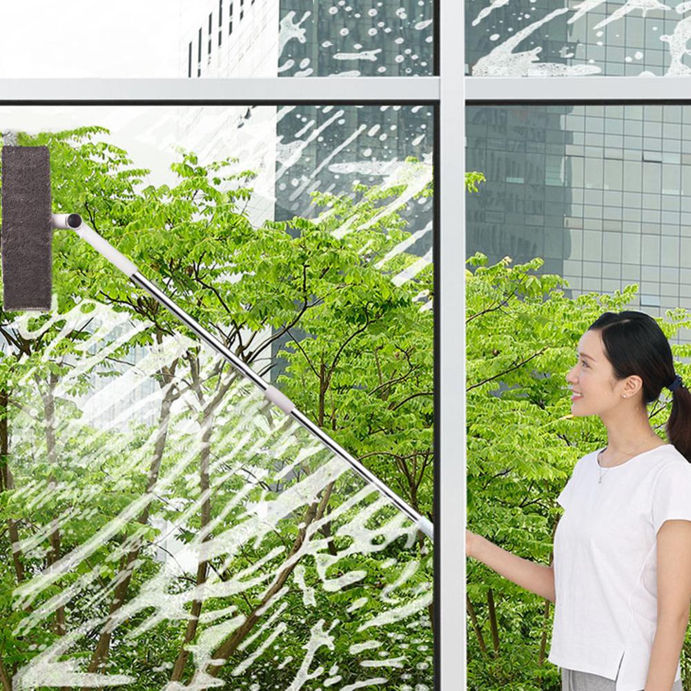 Buy Double Sides Glass Cleaning Brush Telescopic High-rise Window ...