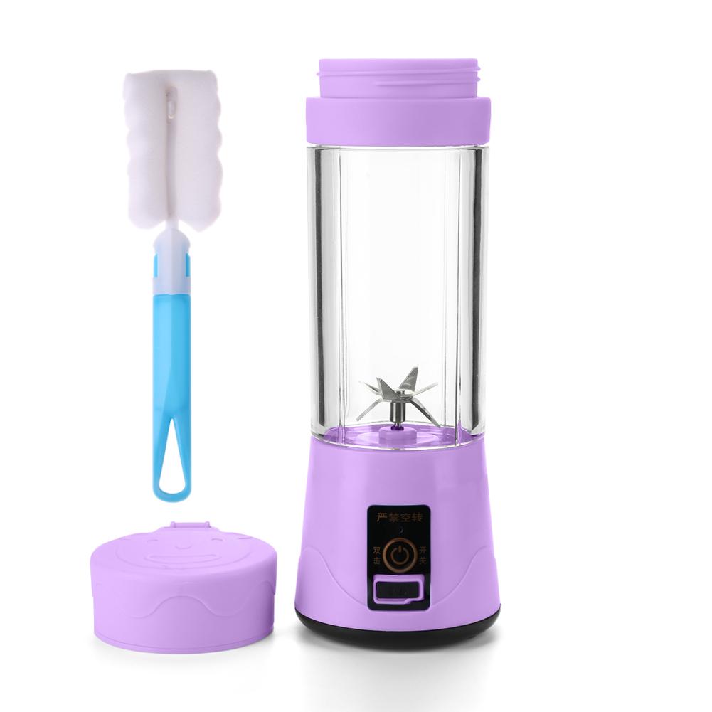 Buy 380ml Portable Mini Juicer USB Rechargeable Blender Mixer Juice ...