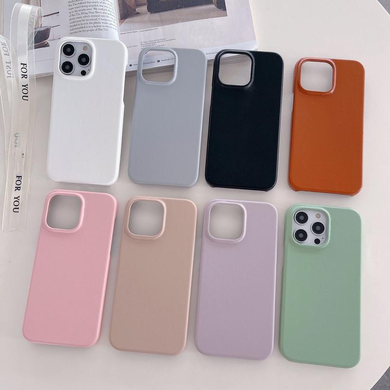 Buy Candy Solid Color Phone Case For iPhone 15 14 13 12 Pro Max 11 ...