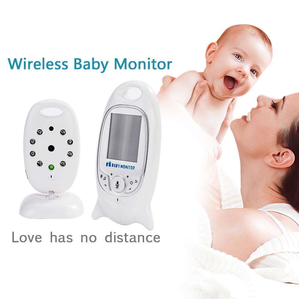 Buy Baby Monitor 2'' Color Lcd 2.4g Two-Way Audio Talk Temperature ...