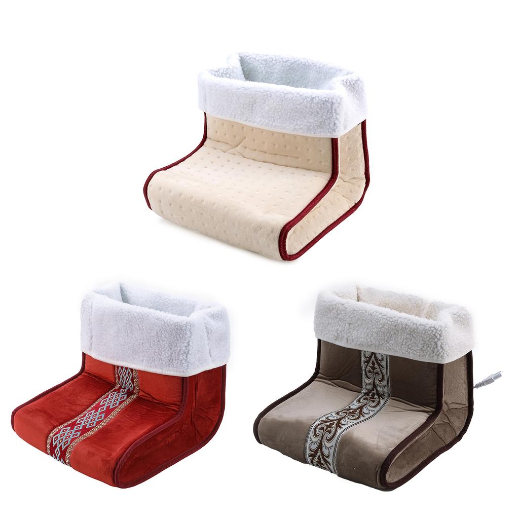 Buy Electric Foot Warmer Massager Heat 5 Gears Temperature Settings Pad ...