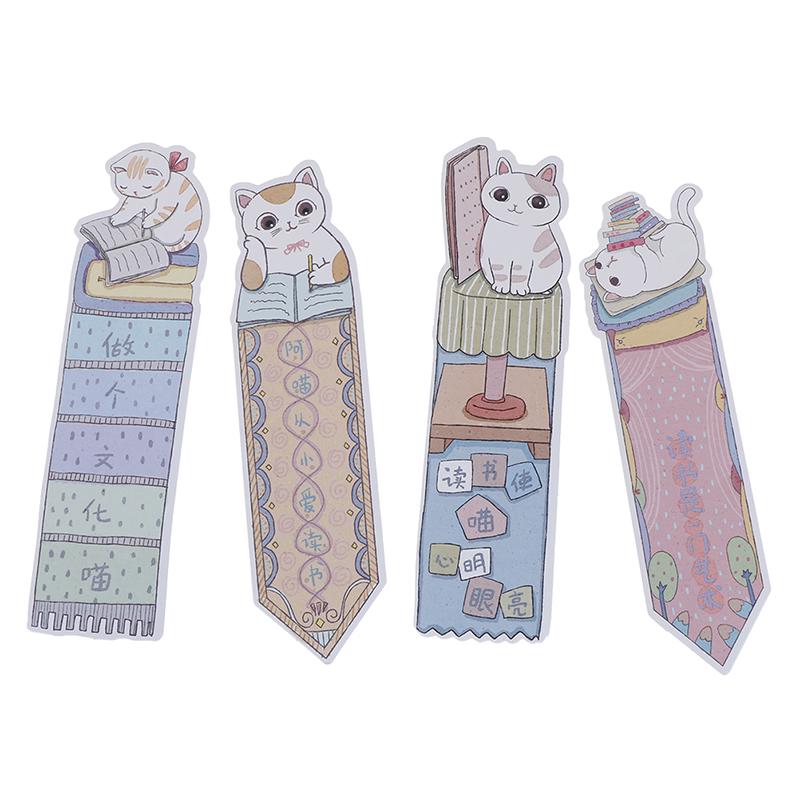 Buy 30Pcs/Lots Cute Funny Cat Bookmark Paper Cartoon Animals Bookmark ...