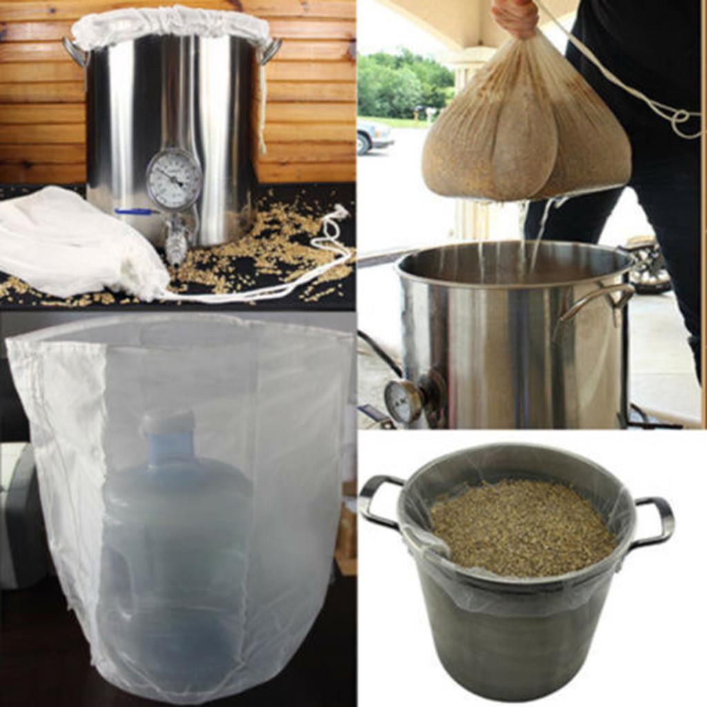 Buy Reusable Drawstring Brew In A Bag Straining Wine Hot White(26inch X ...