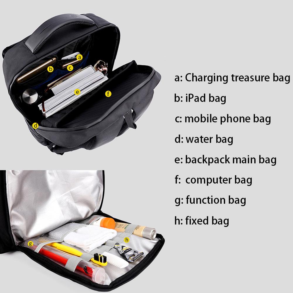 Men's Fashion Casual Bag Men's Shoulder Multi-Function Bags Business ...