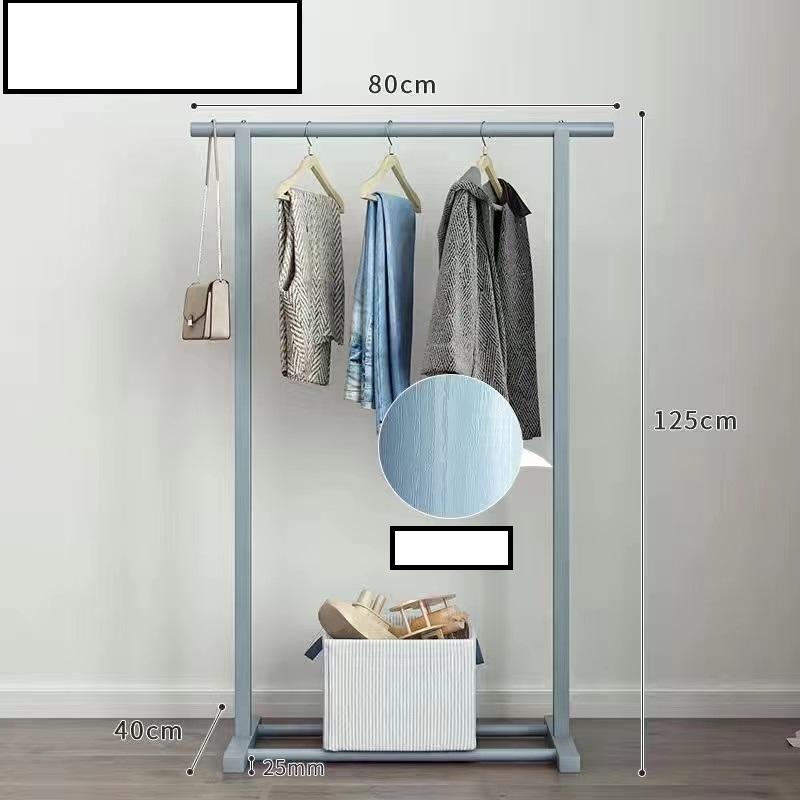 Cheap Solid Wood Clothes Rack, Floor Standing Clothes Hanger In Bedroom ...