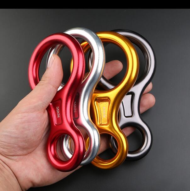Buy Rock Climbing 8 Shape Rigging Descender Aluminum Belay Device ...
