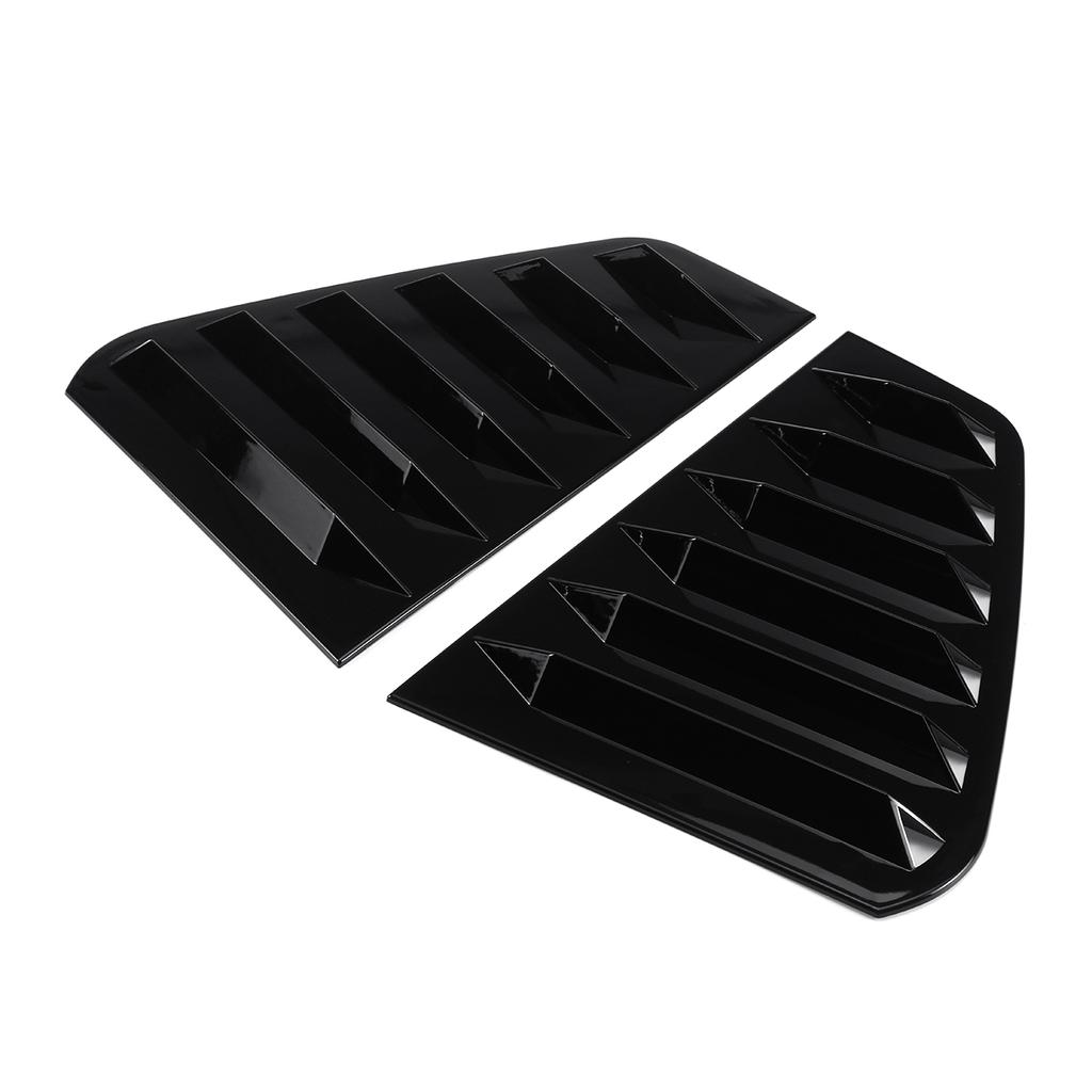 Buy 2x Quarter Louver Cover Vent Rear Side Window For VW Golf MK7 MK7.5 ...