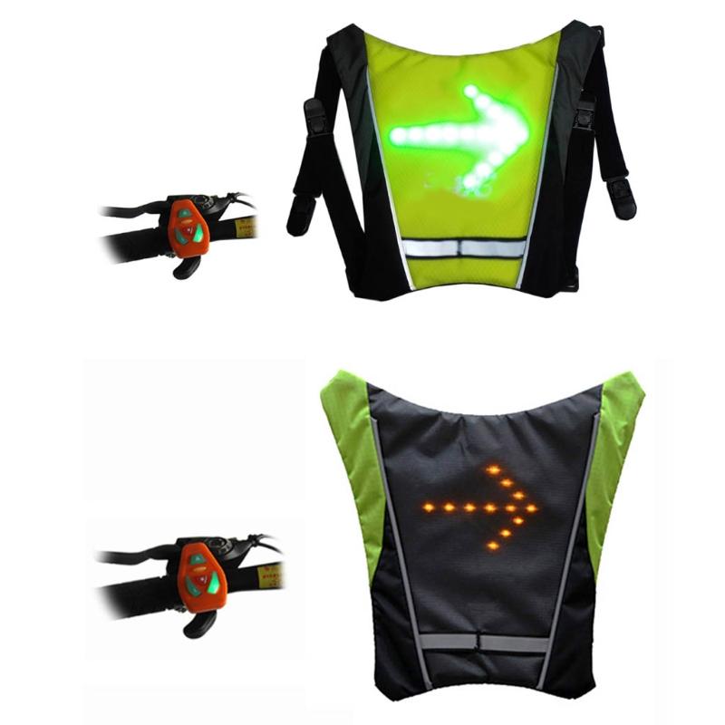 Buy Lightweight Reflective LED Signal Light Backpack Pendant Wireless ...