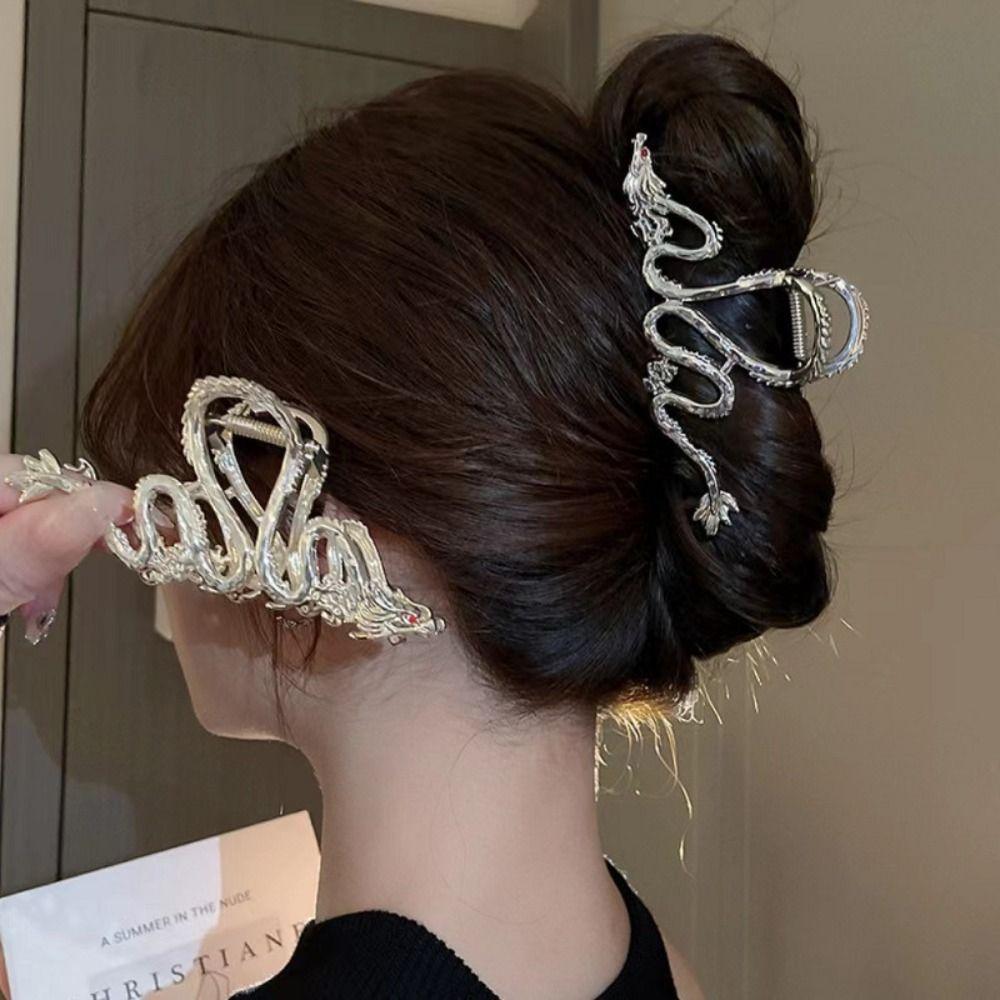 Металлическая заколка для волос с животными, мультяшная заколка со ...