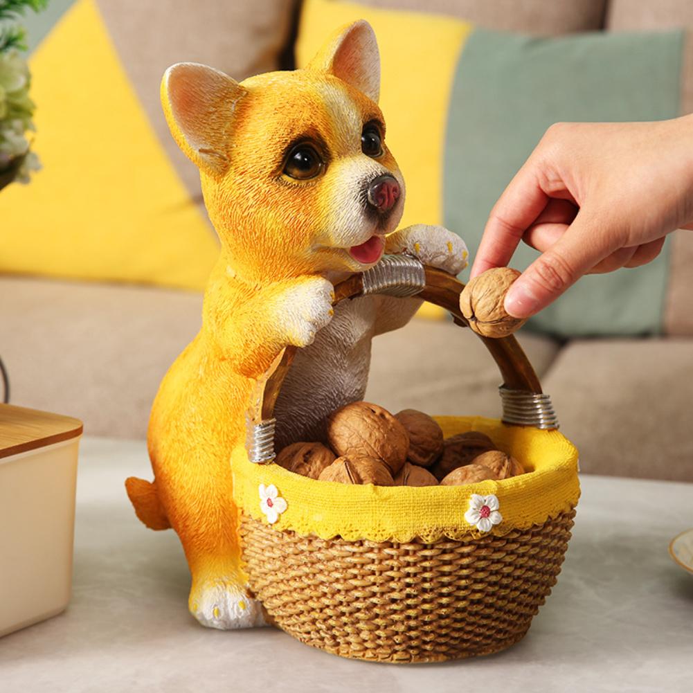 💰Acheter des produits de la catégorie Cute Dog Flower Basket Home Front ...