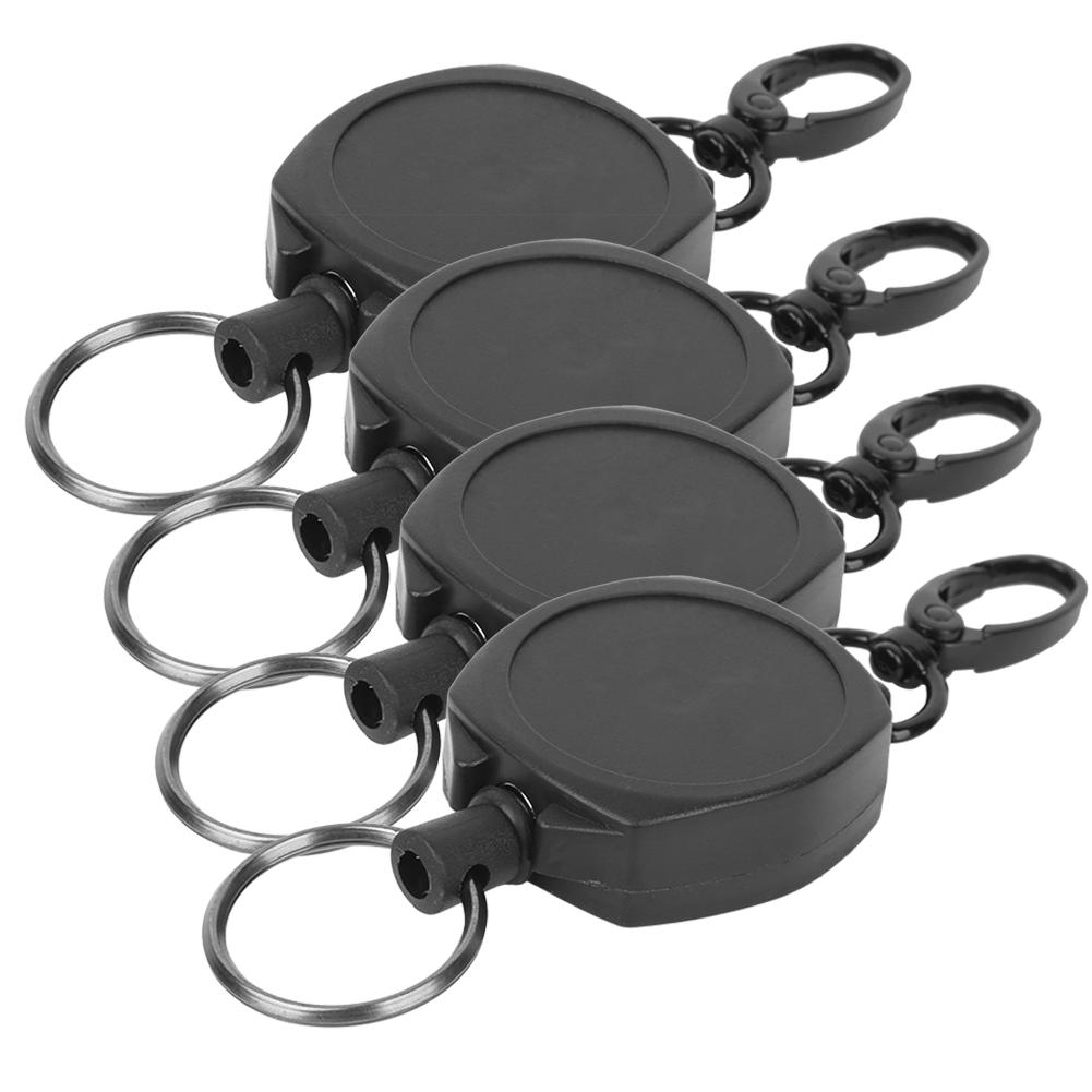 Cheap 4pcs Hiking Camping Anti‑Lost Retractable Key Ring Anti‑Theft ...