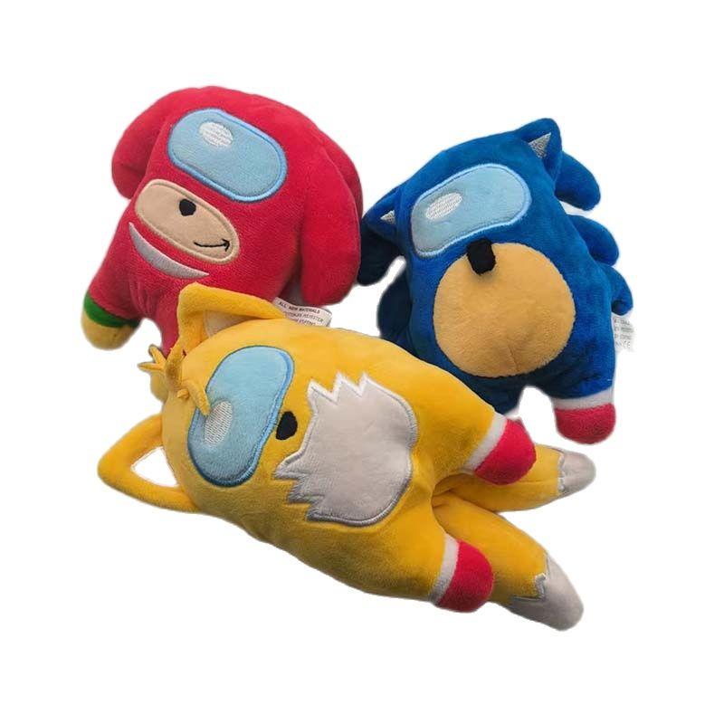 Buy 15cm Sonic Cartoon Plush Doll Cartoon Supersonic Movable Doll Soft ...
