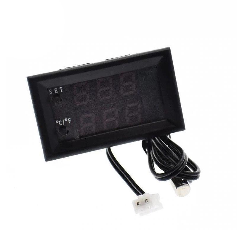 Dc 12V Led Digital Thermostat Temperature Controller Temp Sensor ...