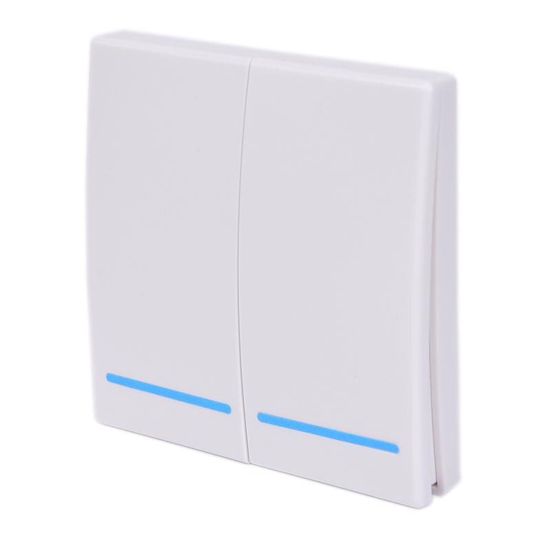 433Mhz Smart Push Wireless Switch Light RF Remote Control Receiver ...