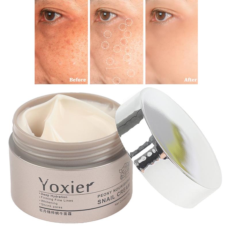 Buy Anti Wrinkle Snail Face Cream Hyaluronic Acid Moisturizer Aging Serum Day Cream at ...