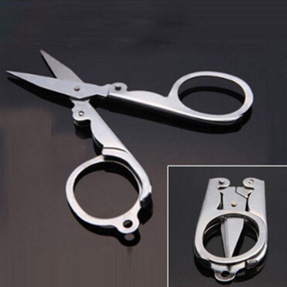 Buy Handed Folding Pocket Scissors Portable Stainless Steel Small Craft ...
