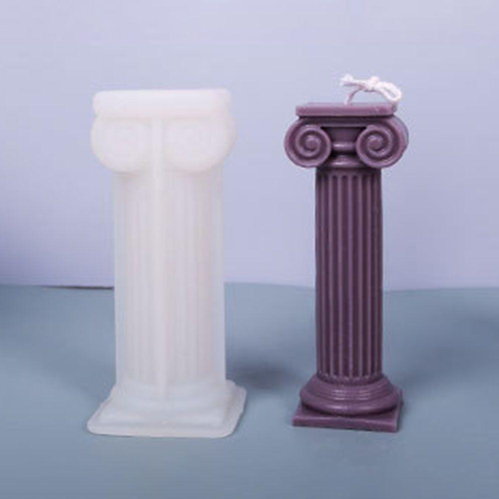 Cheap Mould DIY Craft Handmade 3D Art Wax Mold Classic Roman Column ...