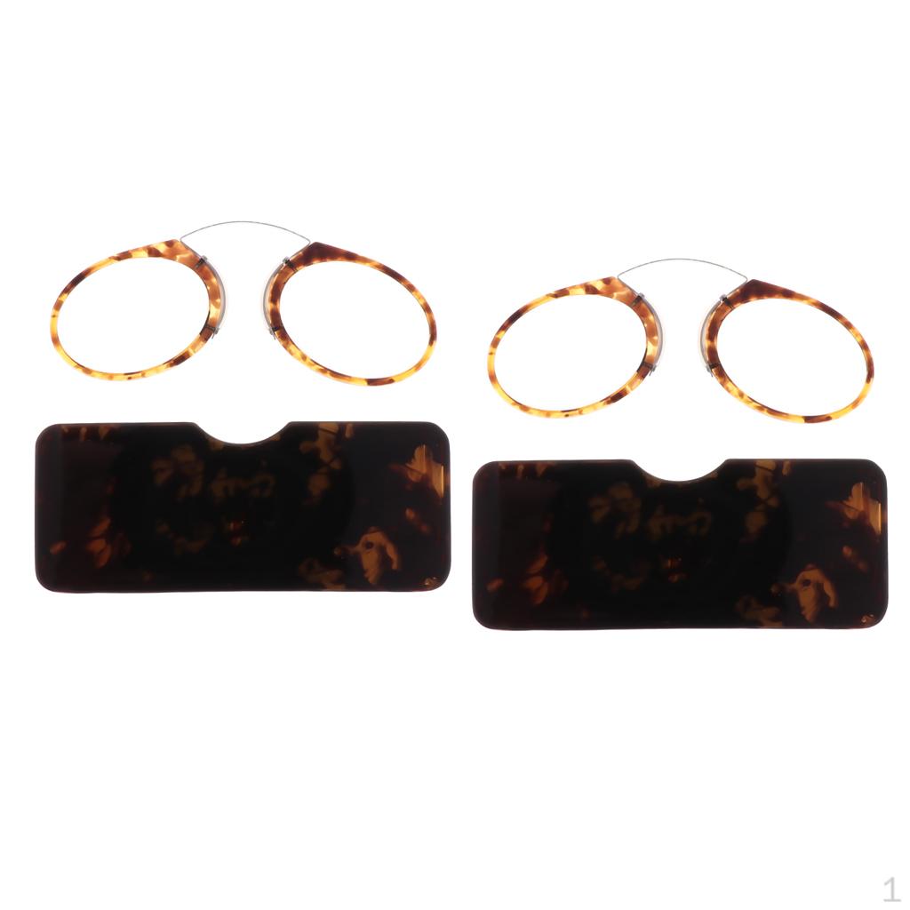 Cheap 2Pair Nose Clip Eyeglasses Resting Armless Pinching Reading ...
