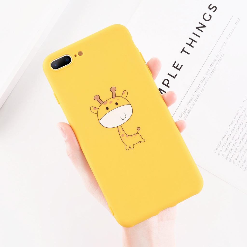Zagter amarillo animal caramelo Cubierta para iPhone 6 7 11 Plus X XR ...