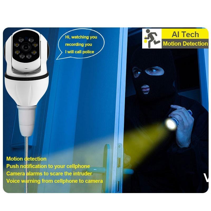 Cheap 5Ghz&2.4Ghz WIFI Surveillance 360° Rotate Auto Tracking Panoramic ...