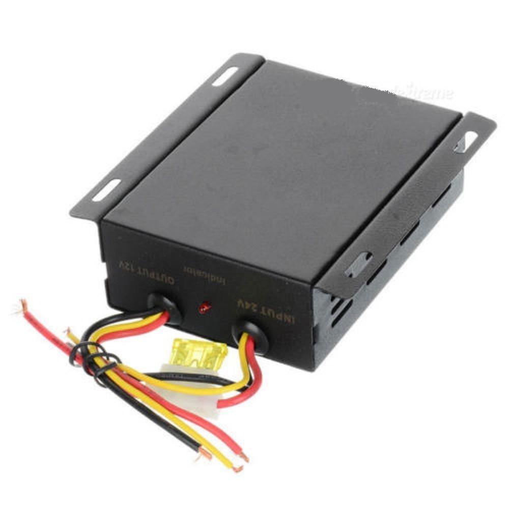 Convertitore Dc Da 24v A 12v 10a Corrente Inverter Auto Camion Bus Moto ...